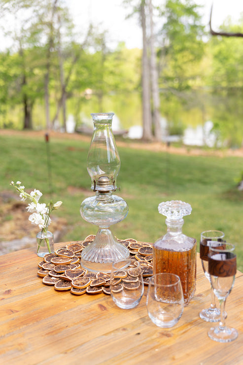 Leather Tooled Champagne Flute Wraps – A Western Wedding Co