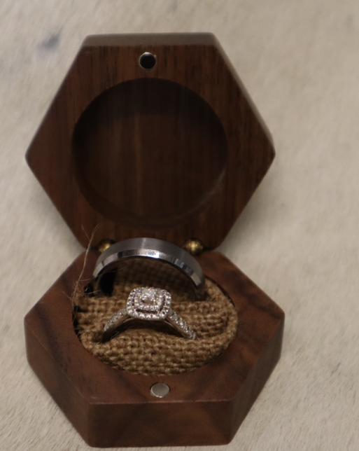 Customizable Hexagon Ring Box – A Western Wedding Co